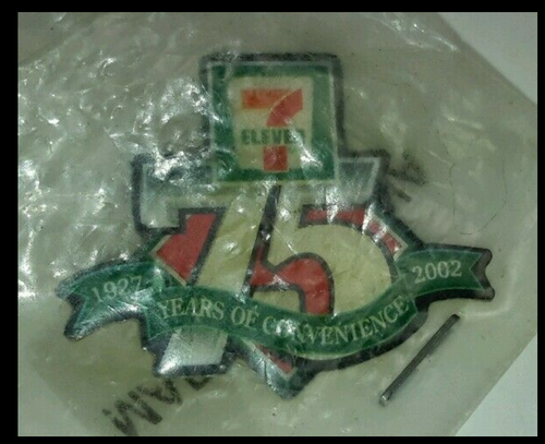 7 Eleven 75 Years of Convenience 1927-2002 Advertising Lapel Pin | eBay