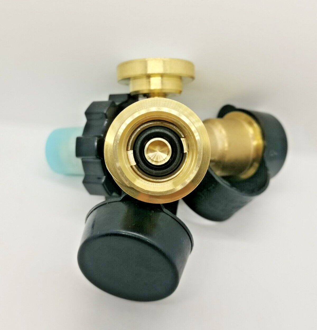 DUAL POL GAS OUTLET LPG DOUBLE ADAPTER POL26 ADAPTOR - Y CONFIGURATION ...