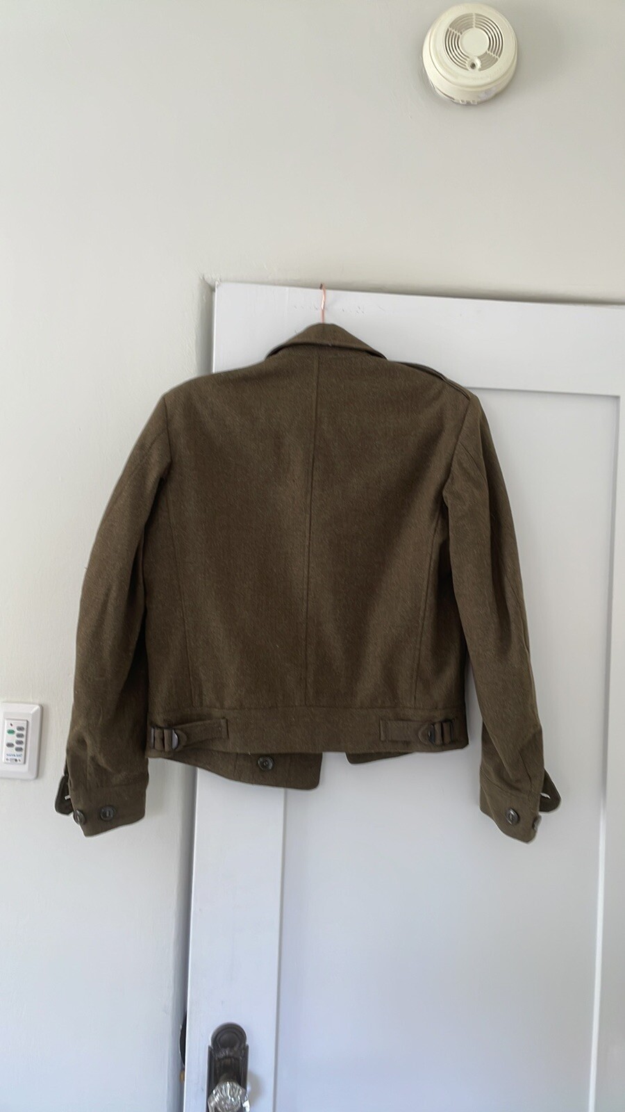 RARE vintage Ike jacket us military 1940s ww2 wool - Gem