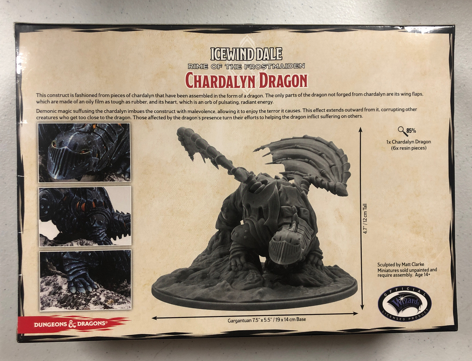 Chardalyn Dragon - Icewind Dale Rime of Frostmaiden D&D Dungeons Gargantuan NIB 634482960103 | eBay