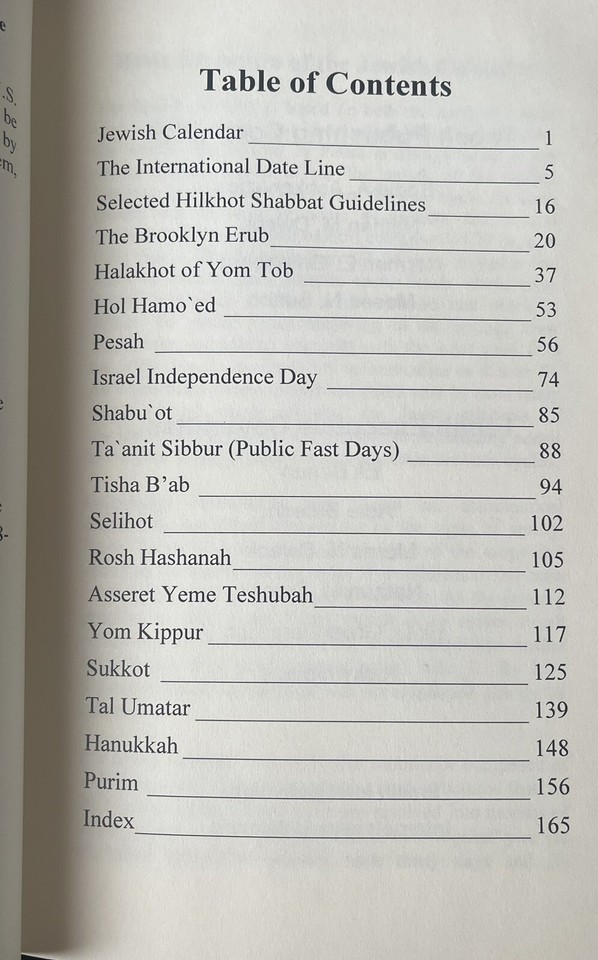 Halakhic Guide Vol I Concerning the Jewish Calendar, Festivals ...