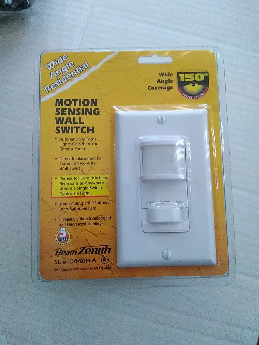 Heath Zenith Motion Sensor Light Switch | Shelly Lighting