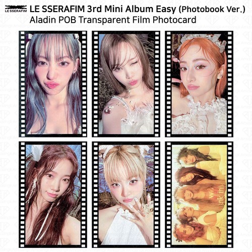 Le Sserafim 3rd Mini Album Easy Aladin POB Photocard KPOP K-POP Chaewon ...