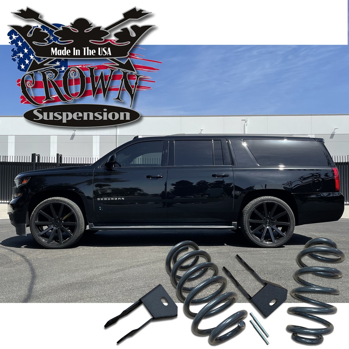 Escalade Drop Kit 2015 20 Tahoe, Yukon, Suburban, Escalade Rear