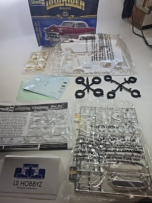 Revell LOWRIDER MAGAZINE '53 Chevy Bel Air Model Kit 1/24 Open Box 3 n ...
