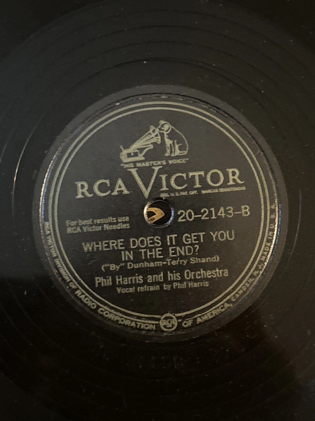 PHIL HARRIS AND HIS ORCHESTRA The Preacher And The Bear / Where Does It ...