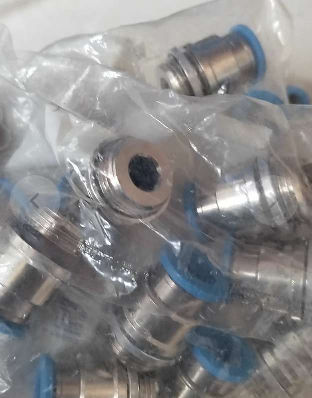 10PC FESTO Pneumatic connector 186113 QS-G3/8-10-I | eBay UK