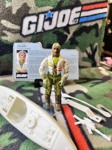 1989 Vintage Hasbro Gi Joe Stalker Excellent Condition w/ File Card | eBay