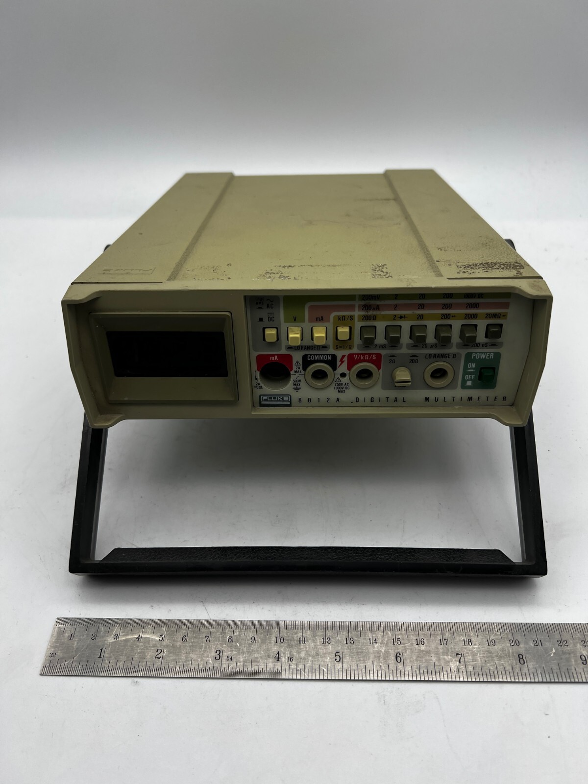 FLUKE 8012a Digital Multimeter 3.5 Digit Bench USA | eBay