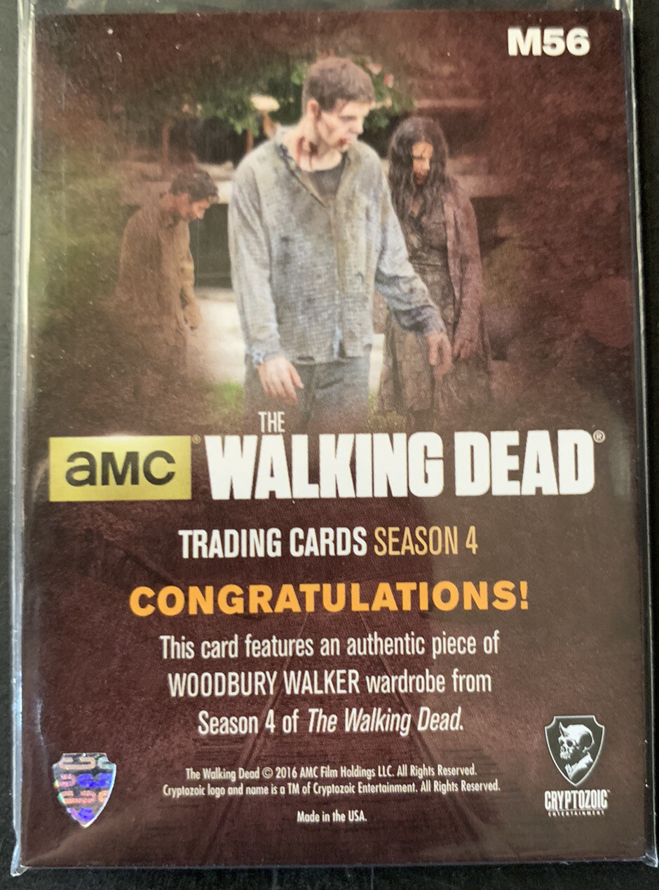 TWD S4 Woodbury Walker #M56 | eBay