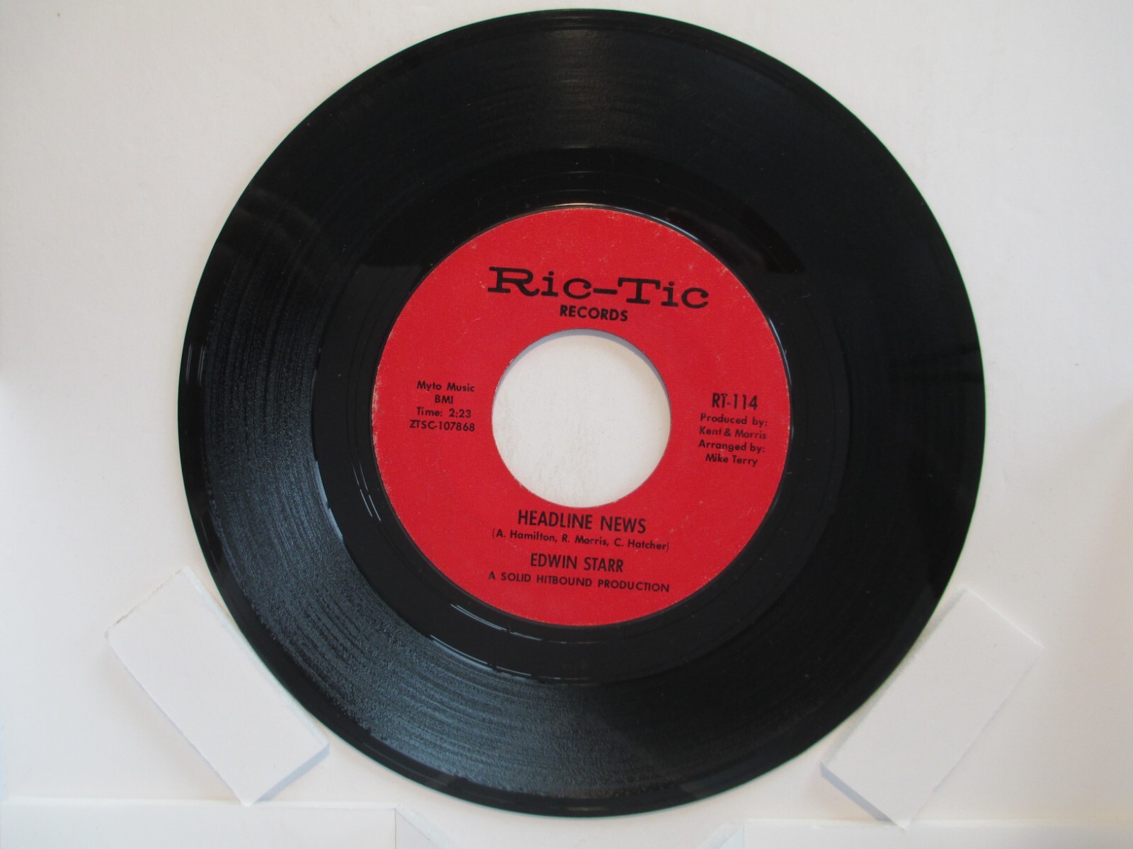 RT-114 Edwin Starr RIC-TIC Records 45 RPM 334B35 | eBay