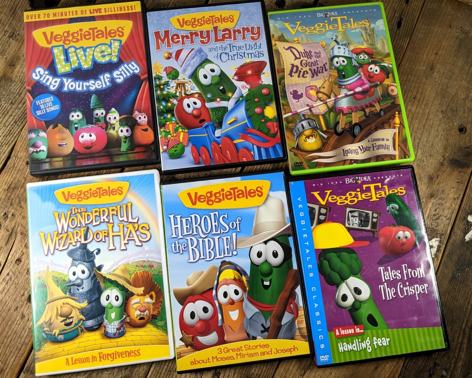 Veggie+Tales%3A+Duke+and+the+Great+Pie+War+%28DVD%2C+2005%29 for sale ...