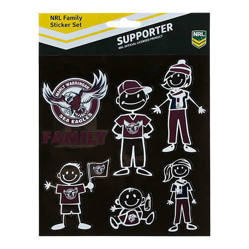 NRL Manly Sea Eagles Family stickers ***Official NRL Merchandise*** | eBay