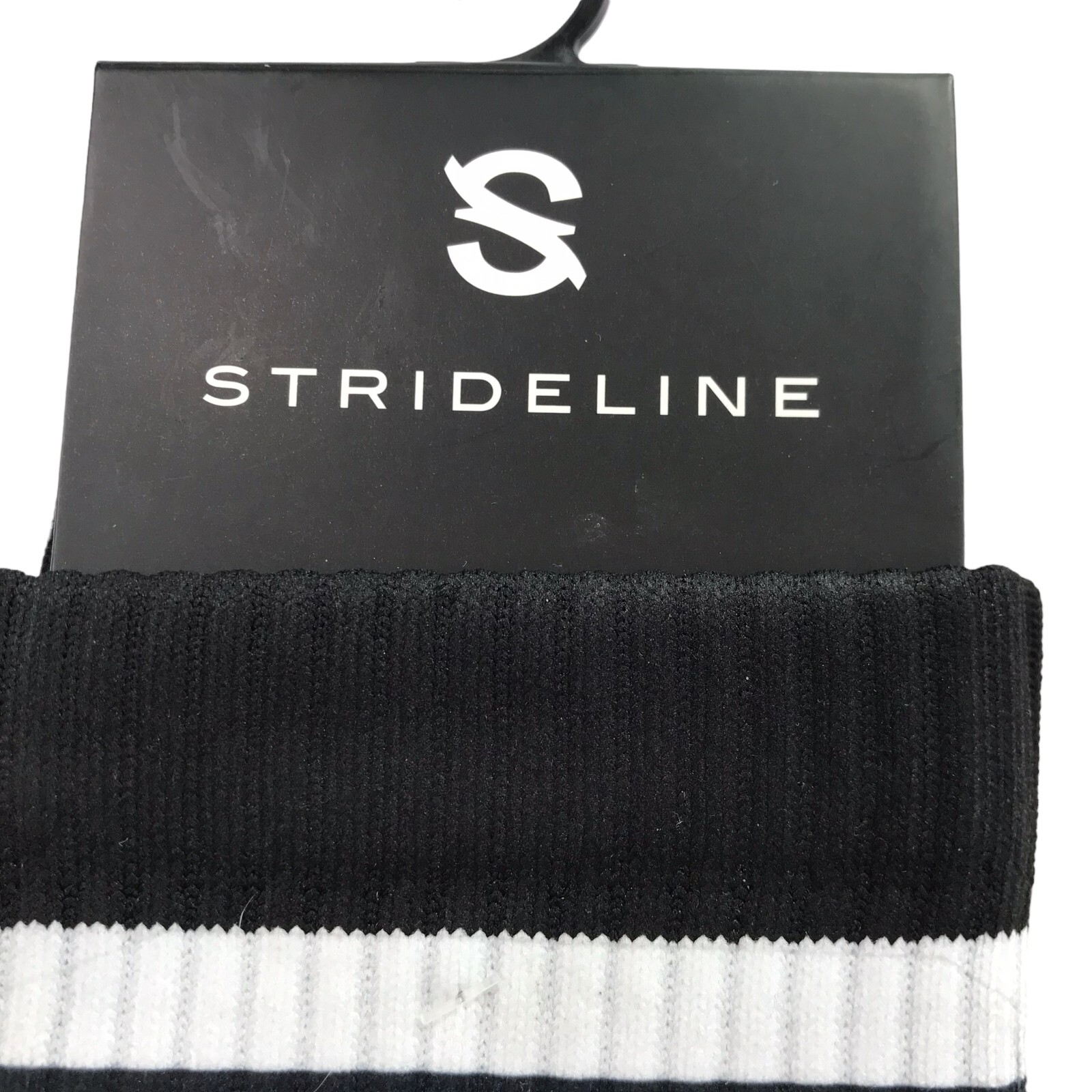 New NWT STRIDELINE Socks Adult. Size. Larry Fitzberald black action crew. | eBay