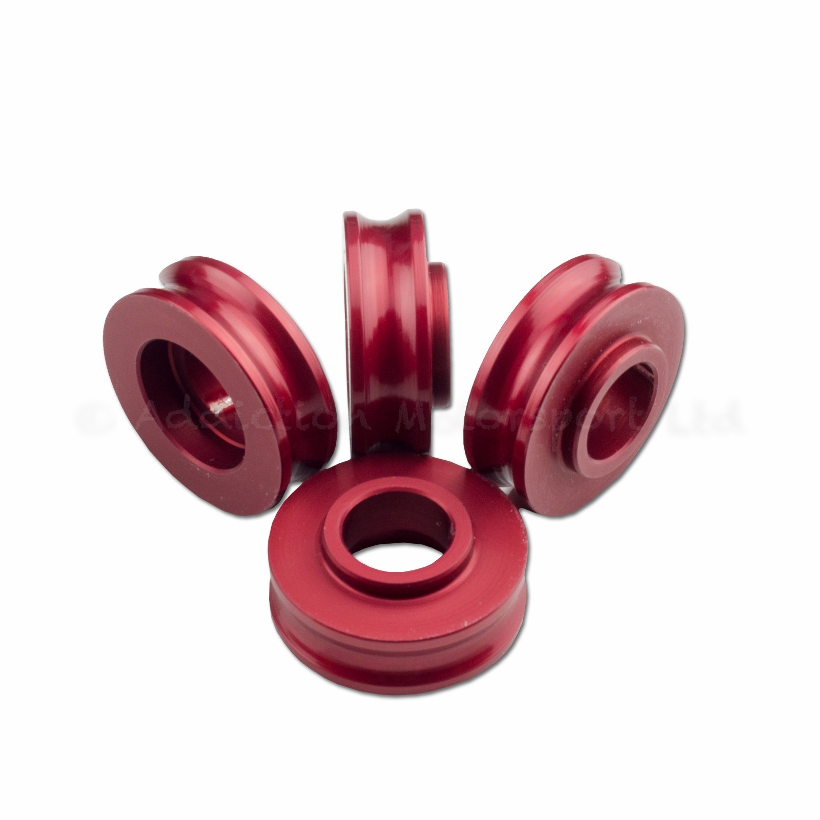 8mm Red Spacers for Radial Brake Calipers set of 4 GSXR R1 R6 ZX6R ...
