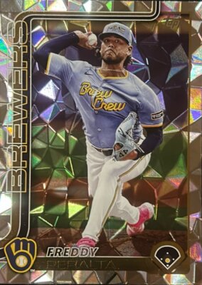 2025 Topps #61 Freddy Peralta Diamante Foil | eBay