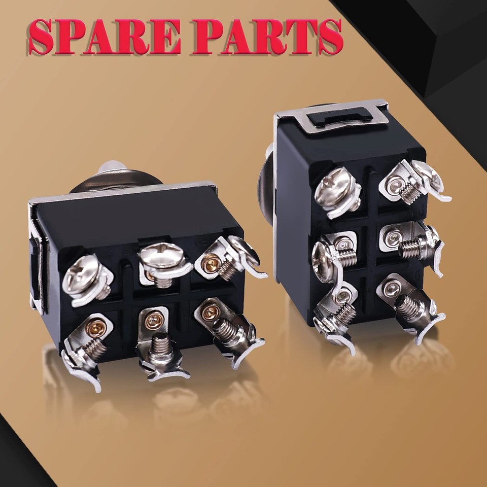 Twidec/3Pcs Heavy Duty Rocker Toggle Switch 16A 250V AC DPDT 3 Position ...