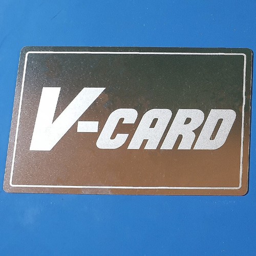 Stainless Steel Metal V card/Virgin virginity card (Easy Christmas ...