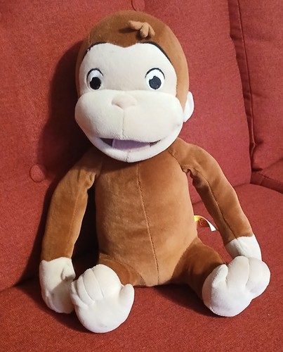 Curious George Laughing Giggling Soft Plush Toy Marvel 2005 Rare | eBay