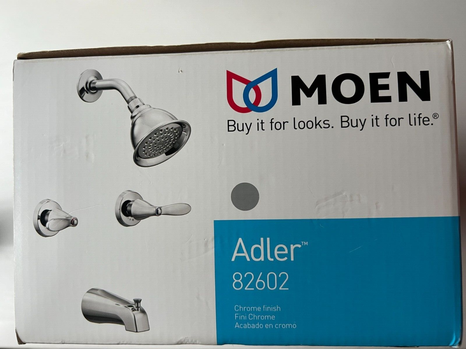 Moen 82602 Adler Chrome 2-handle Function Bathtub and Shower Faucet ...