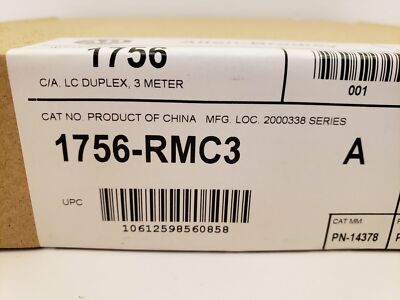 new 1756-RMC3 3-Meter Fiber CAllen-Bradleyle Surplus SEALED | eBay