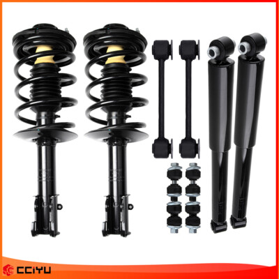 Front Rear Quick Struts Shocks & Sway Bar Link For Chrysler PT Cruiser ...