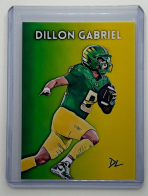 Dillon Gabriel Limited Edition Artist Signed Oregon Ducks Trading Card ...