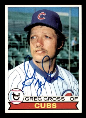 1979 Topps Baseball #579 Greg Gross Signed Autograph (No COA) *d2 | eBay