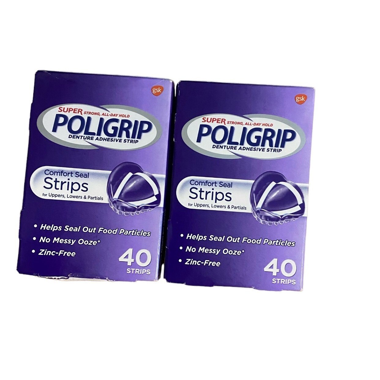 POLIGRIP strips lot of 2 box 40 strips per box | eBay