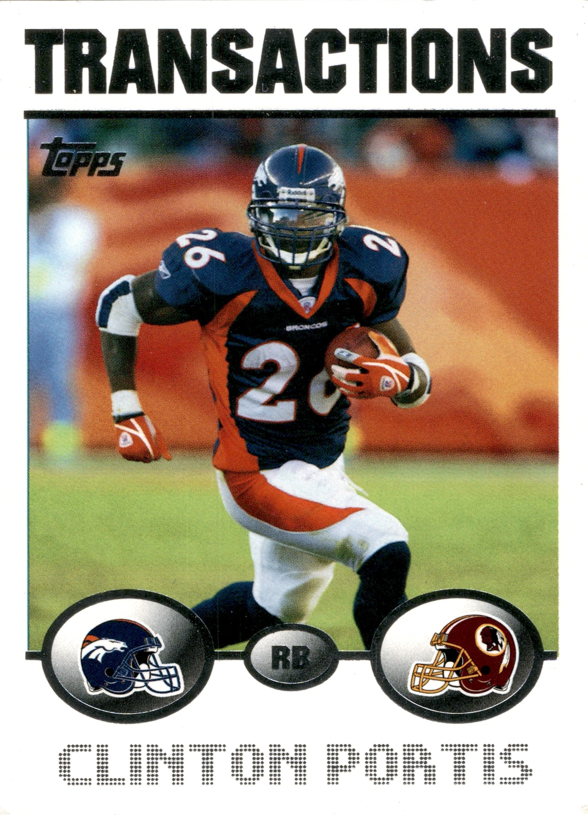 2004 Topps Chrome - #110 Clinton Portis for sale online | eBay
