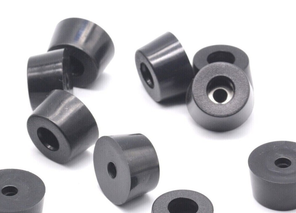 1” Diameter x 1/2” Height Rubber Feet w Washer 1" Bumpers Various Pack ...