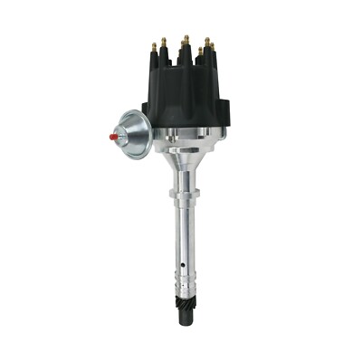 Chevy Small Big Block V8 SBC BBC Ready-to-Run Distributor Black Cap 350 ...