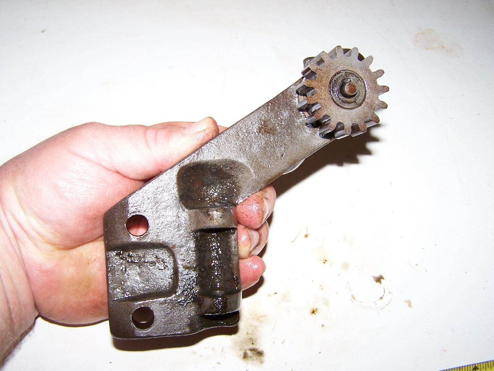 Old TAYLOR VACUUM Governor Bracket Assembly T65 Hit Miss Gas Engine ...