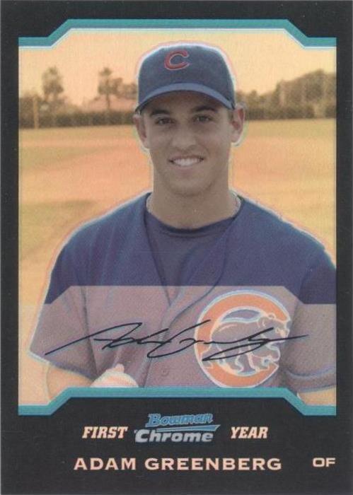 2004 Bowman Chrome - First Year Adam Greenberg #180 Refractor (RC) for ...