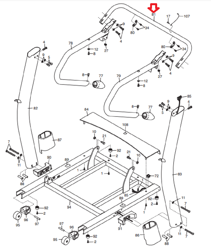 ProForm 990 CS 1500 RT Power 690 990 995 Treadmill Display Console ...