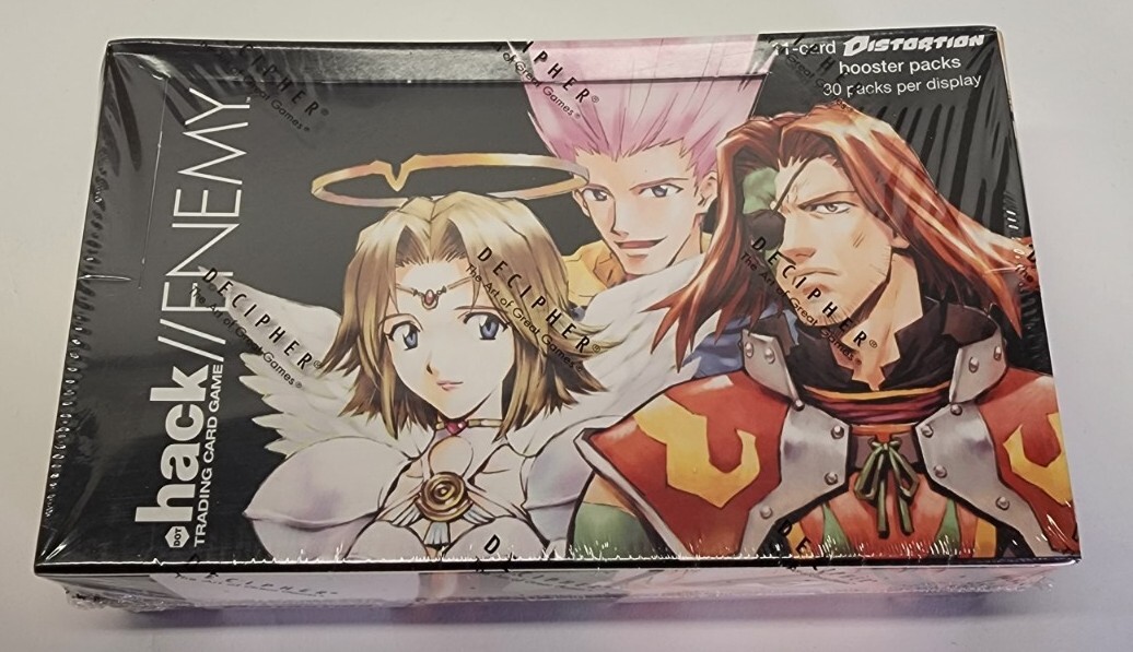 New 2004 Bandai Deciphers Dot Hack Enemy Distortion 30 Pack Booster Box TCG CCG | eBay