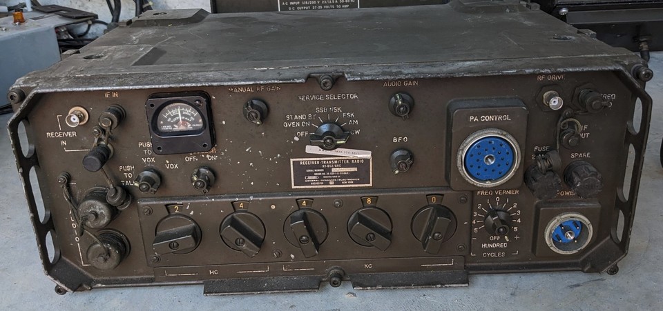 AM3349 Amplifier + RT-664 Receiver Transmitter Military Radio GRC-106 ...