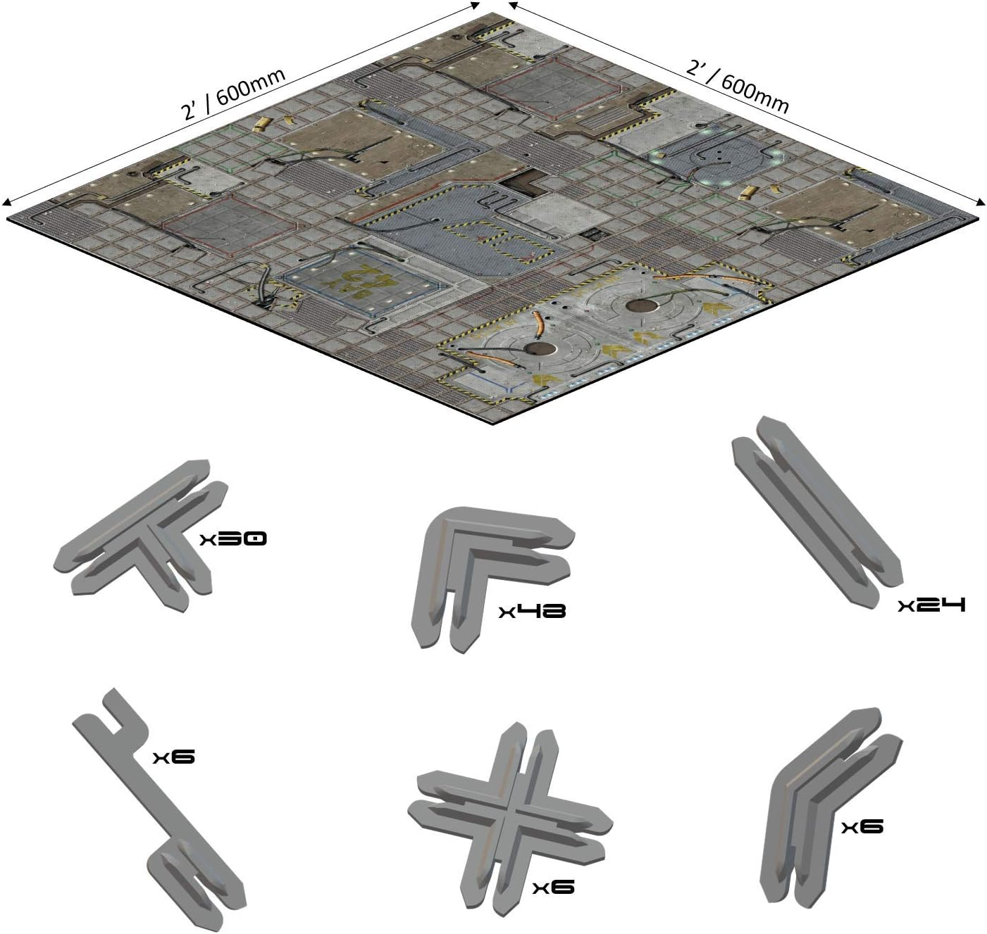 Sci-Fi Terrain Frontier Core Set - 28-35Mm Rpg/Wargames / 40K ...