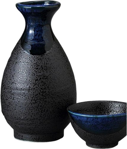 Bouteille De Sake Japonaise Tokkuri Ochoko 6,5 X H12Cm 150Cc Seiryu N ...