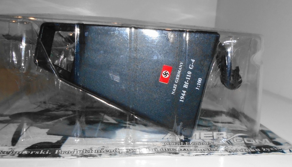 WW2 diecast Me110 fighter-bomber. 1/100 Scale. Amer. Mint in box. | eBay UK