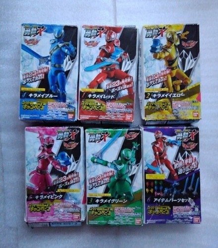 Yudo Mashin Sentai Kiramager Kiramei Red Blue Green Yellow Pink Item 6 ...