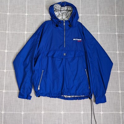 Vintage Hollywood Video Mens Jacket Large Blue Anorak Employee Uniform ...