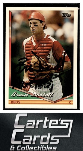 Brian Dorsett 1994 Topps #688 Cincinnati Reds TTM/IP Signed Autographed ...