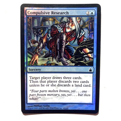 Compulsive Research FOIL VLP Ravnica: City of Guilds MTG See Photos ...