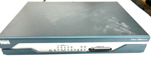 CISCO SERIES 1800 INTEGRATED SERCIVE ROUTER 100-240 VAC V.92 MODEM | eBay
