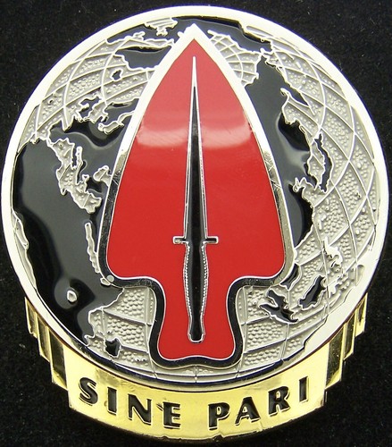 US Army Special Operations Command Sine Pari USASOC USSOCOM Challenge ...