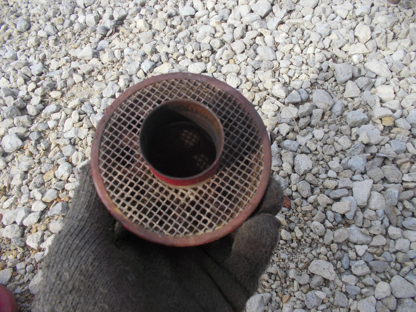 International 100 130 230 IH Tractor engine oil bath precleaner ...