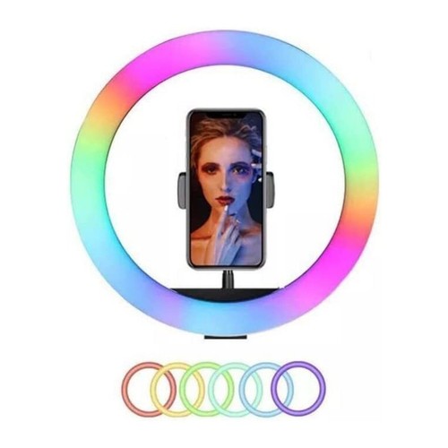 Bague Lumineux 30CM Photo Video RGB LED Tik Tok Lumière Selfie Anneau ...