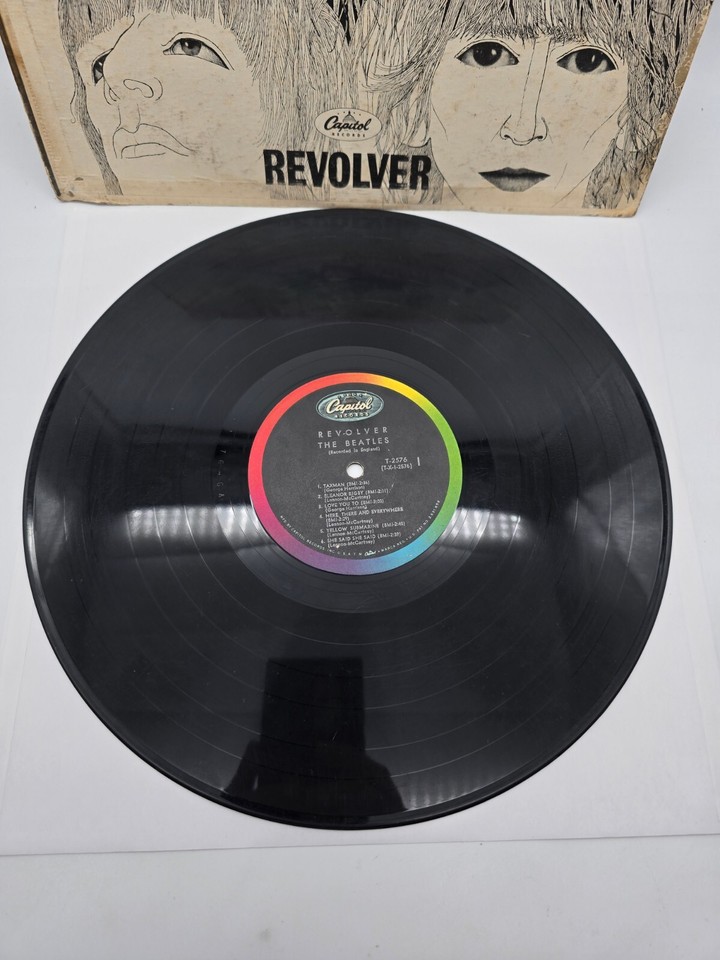 The Beatles REVOLVER Capitol Records (Rainbow Label) T 2576 Mono 1966 ...