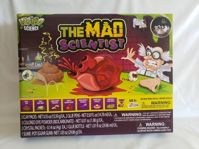 Weird Science The Mad Scientist Kit by Grafix Ages 8 Kids for sale ...